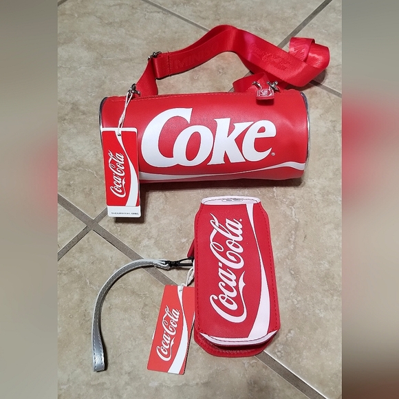 Coca Cola | Bags | Coca Cola Soda Can Crossbody Coin Purse | Poshmark